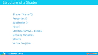 Etna dev 2016 - Introduction to Holographic Development | PPT