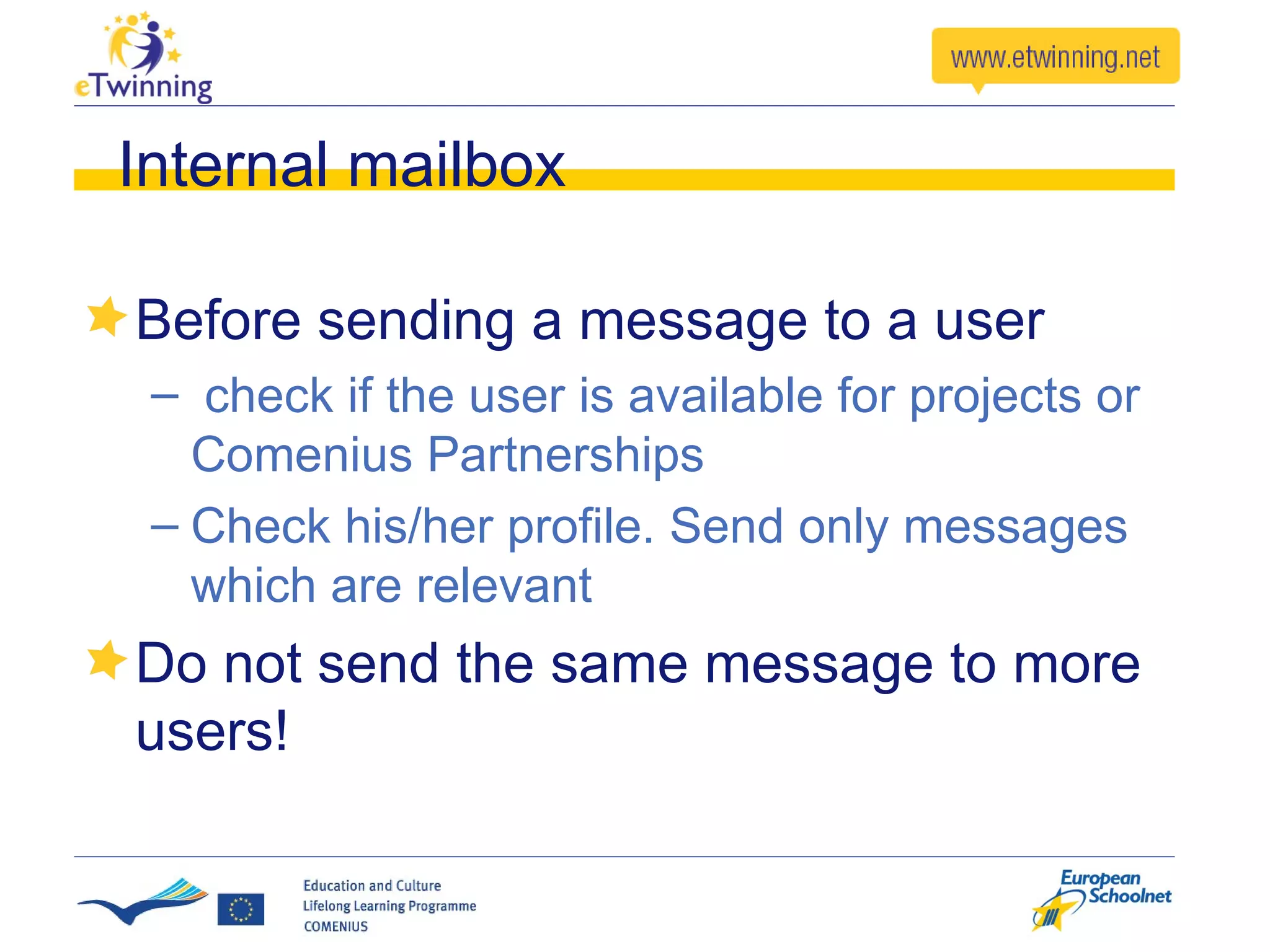 eTwinning netiquette | PPT