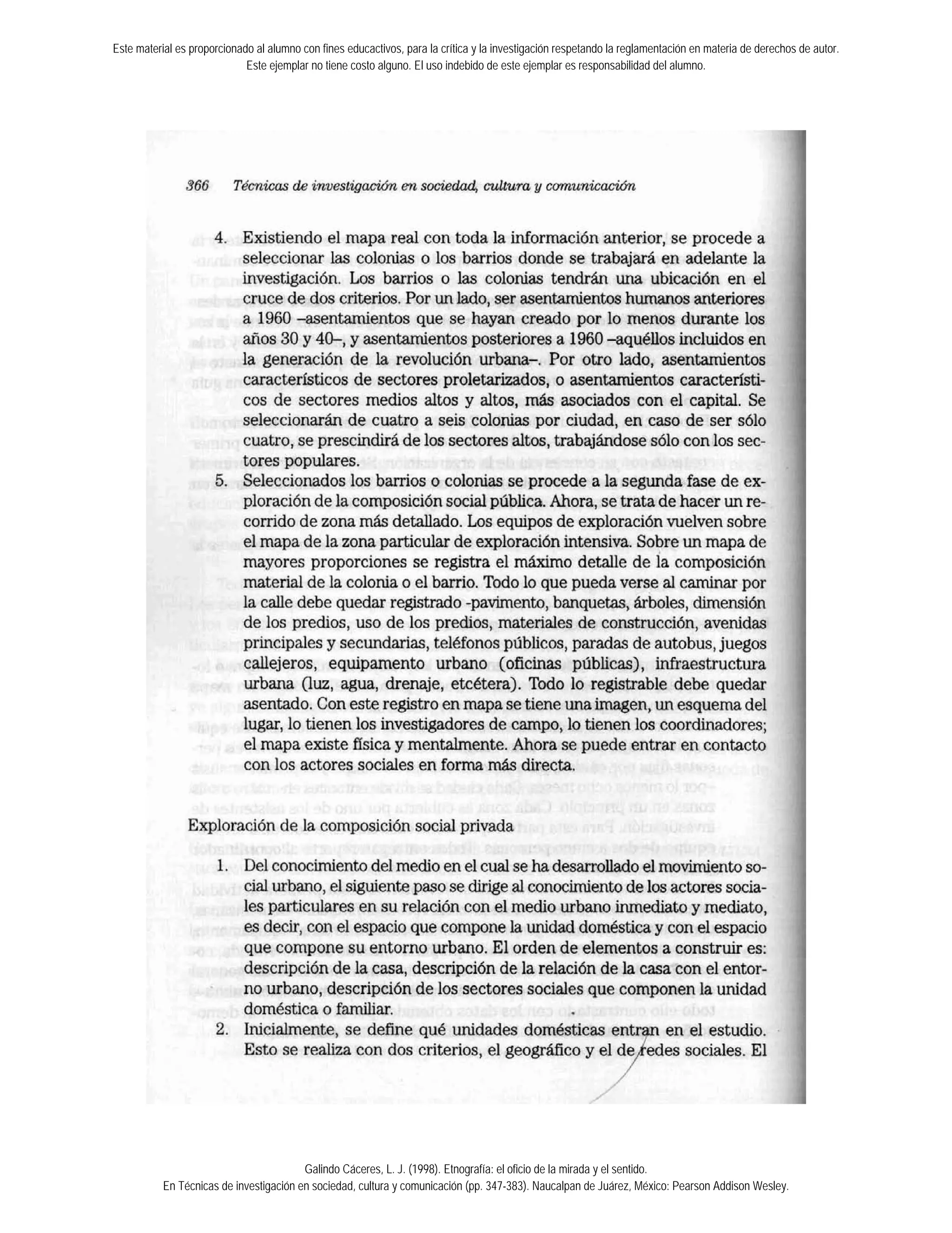 Etnografia el oficio de la mirada y el sentido jesus galindo | PDF