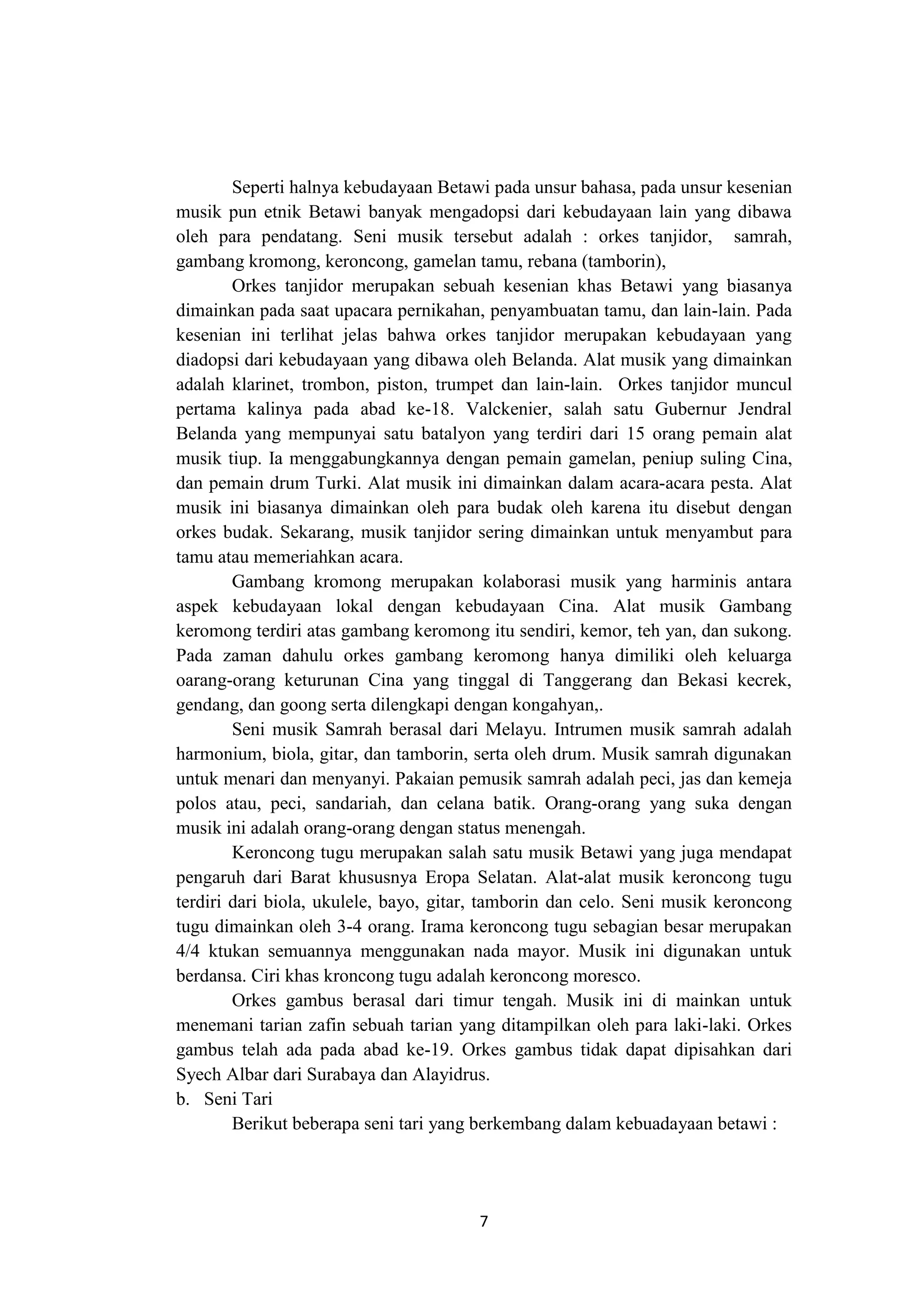 Etnografi betawi | PDF