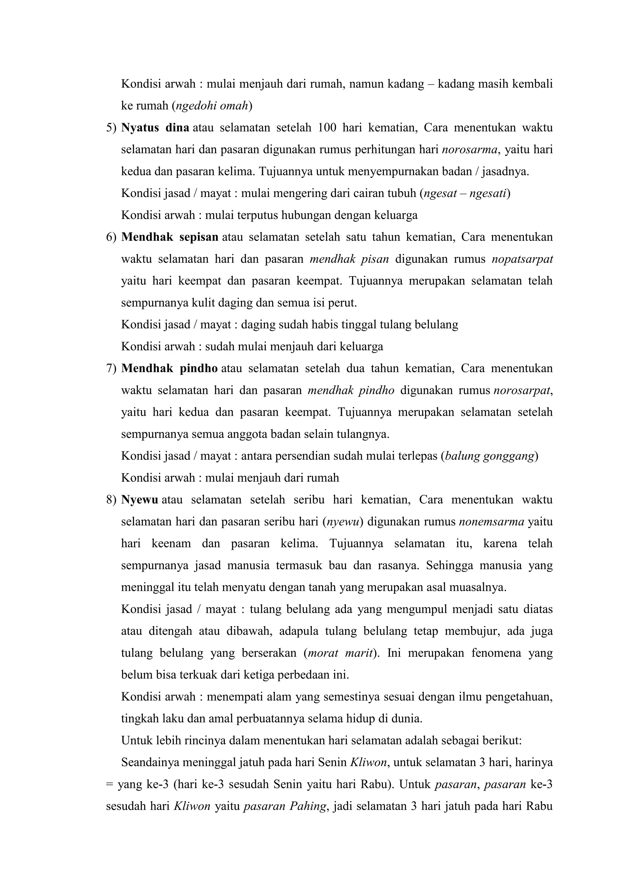 Etnografi Kematian dalam Perspektif Budaya Jawa | PDF