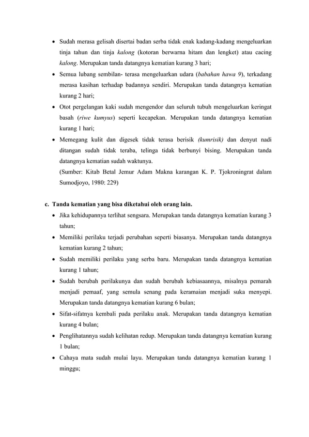 Etnografi Kematian dalam Perspektif Budaya Jawa | PDF