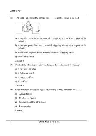 ETO & MEO Certificate of Competency Questions and Answers | PDF