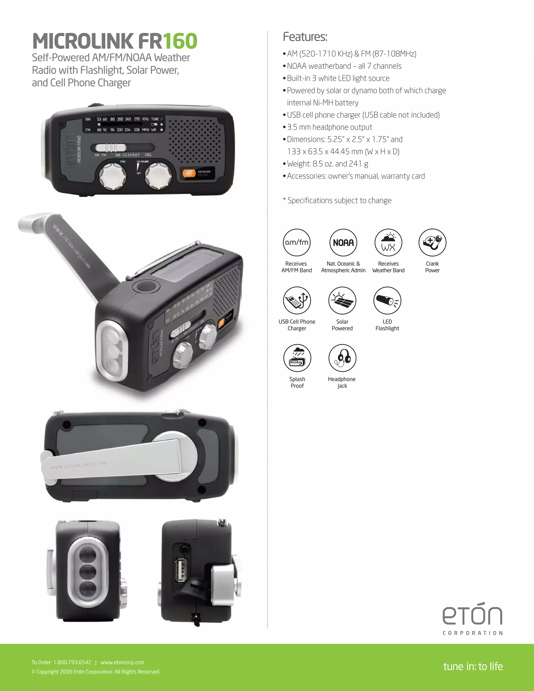 Etón MICROLINK FR160 | PDF