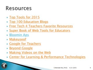 E tools for Educators | PDF