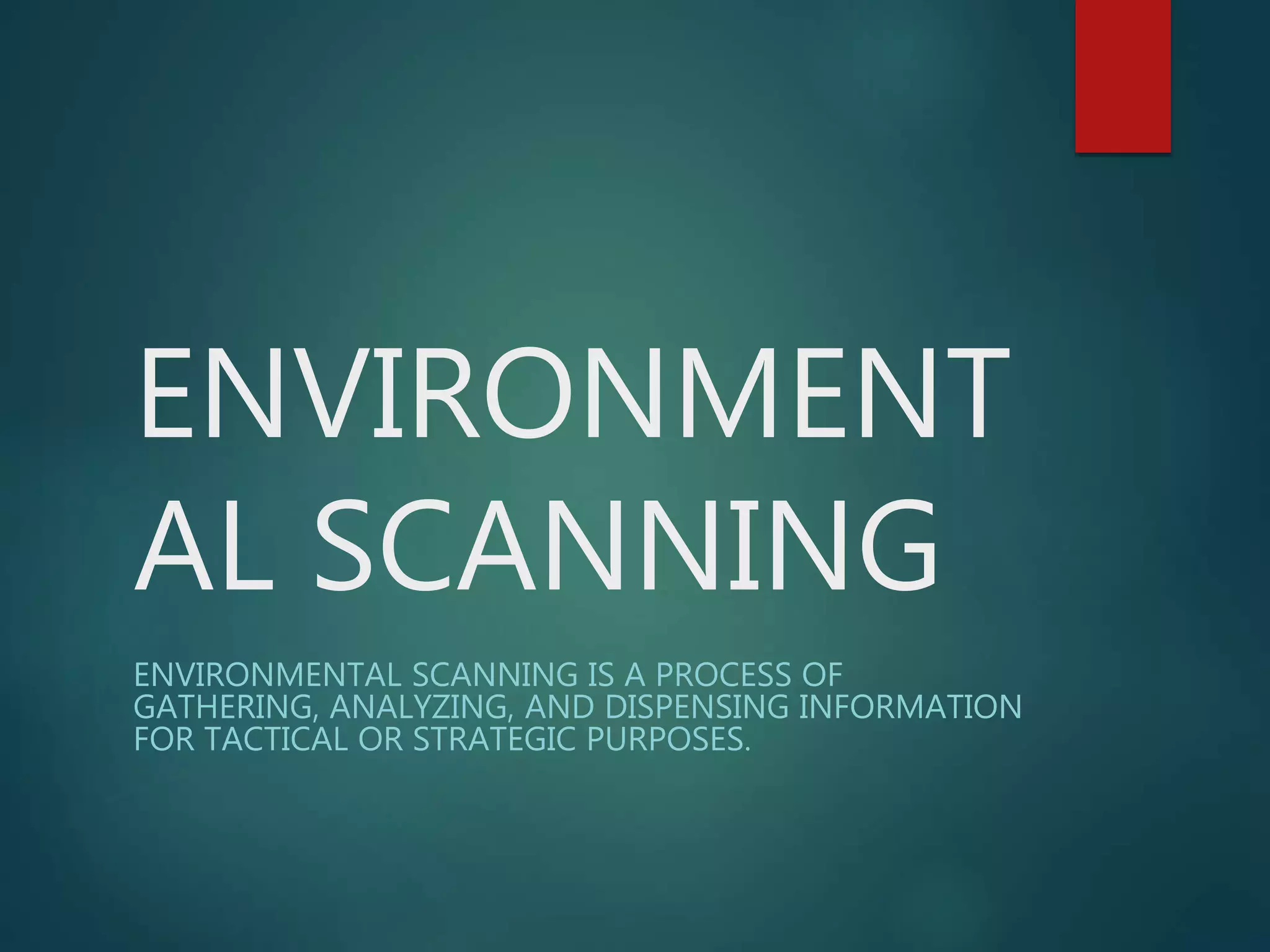 Etop analysis(ENVIRONMENT THREAT AND OPPORTUNITY PROFILE (ETOP) | PPTX