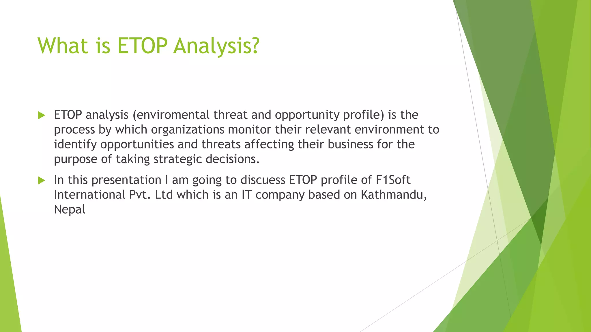 ETOP Profile of F1Soft International Nepal | PPTX