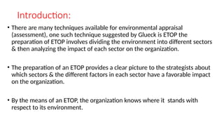 ETOP Profile- opportunity & Threats.pptx