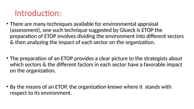 ETOP Profile- opportunity & Threats.pptx