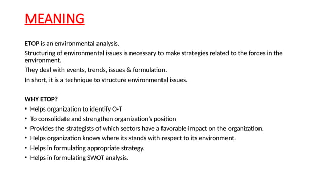 ETOP Profile- opportunity & Threats.pptx