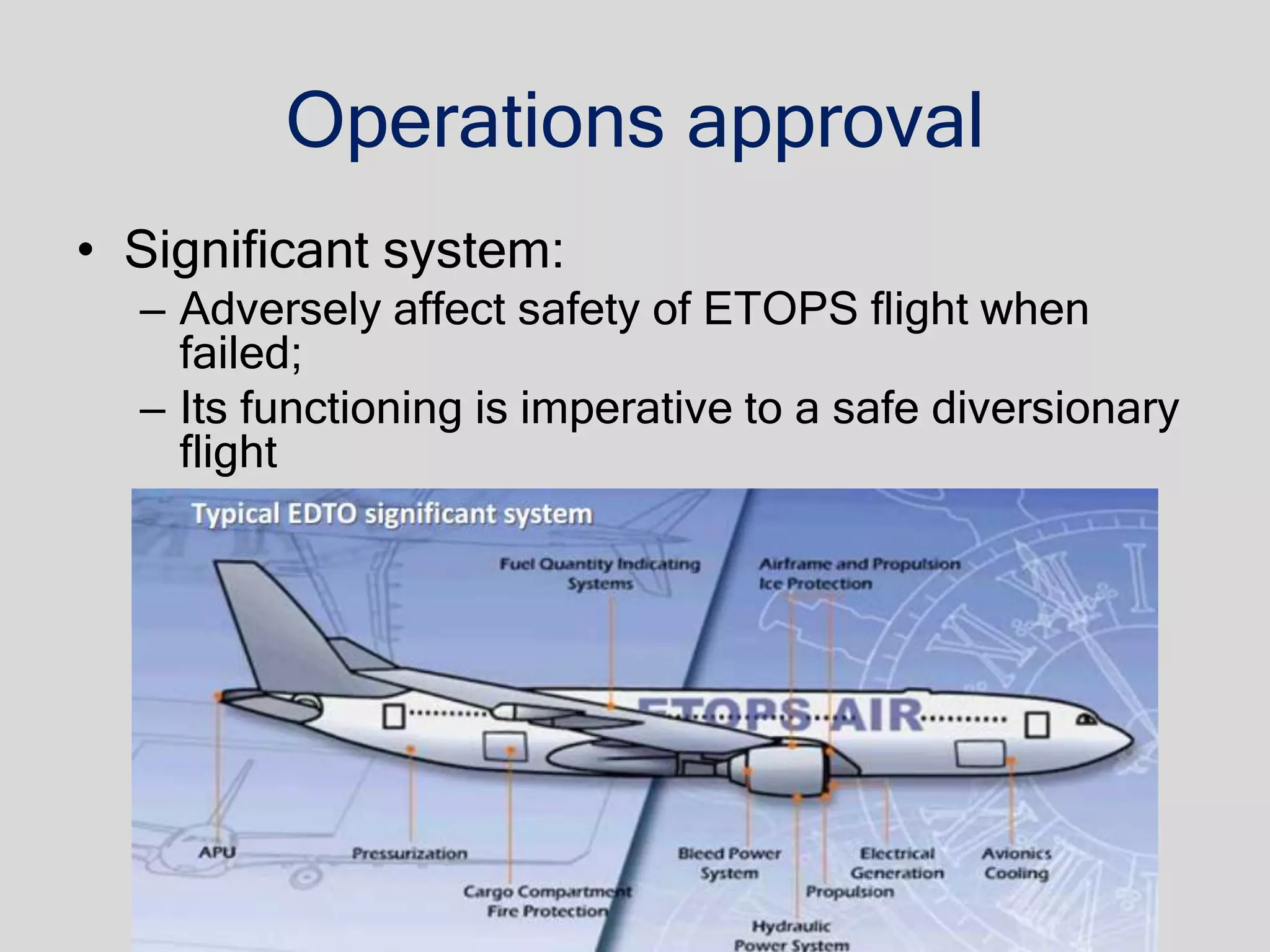ETOPS - Extended Twinned Engine Operations | PPTX