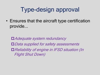 ETOPS - Extended Twinned Engine Operations | PPTX