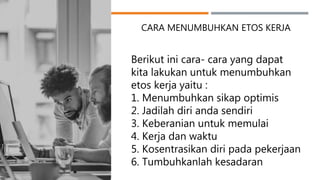 Kelompok 5 "Etos kerja" | PPTX