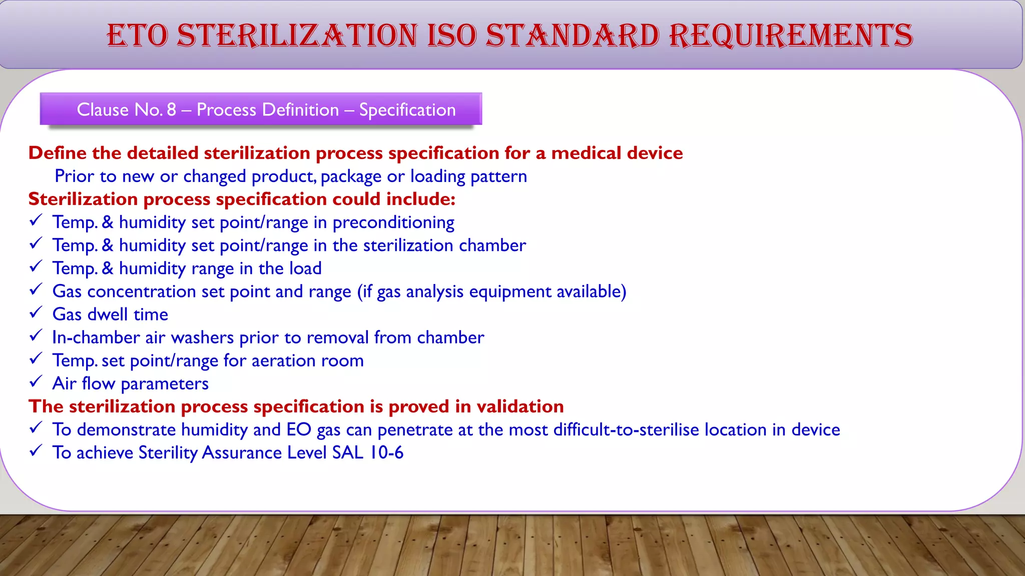 Eto sterilization slides | PDF