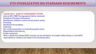 Eto sterilization slides | PDF