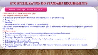 Eto sterilization slides | PDF
