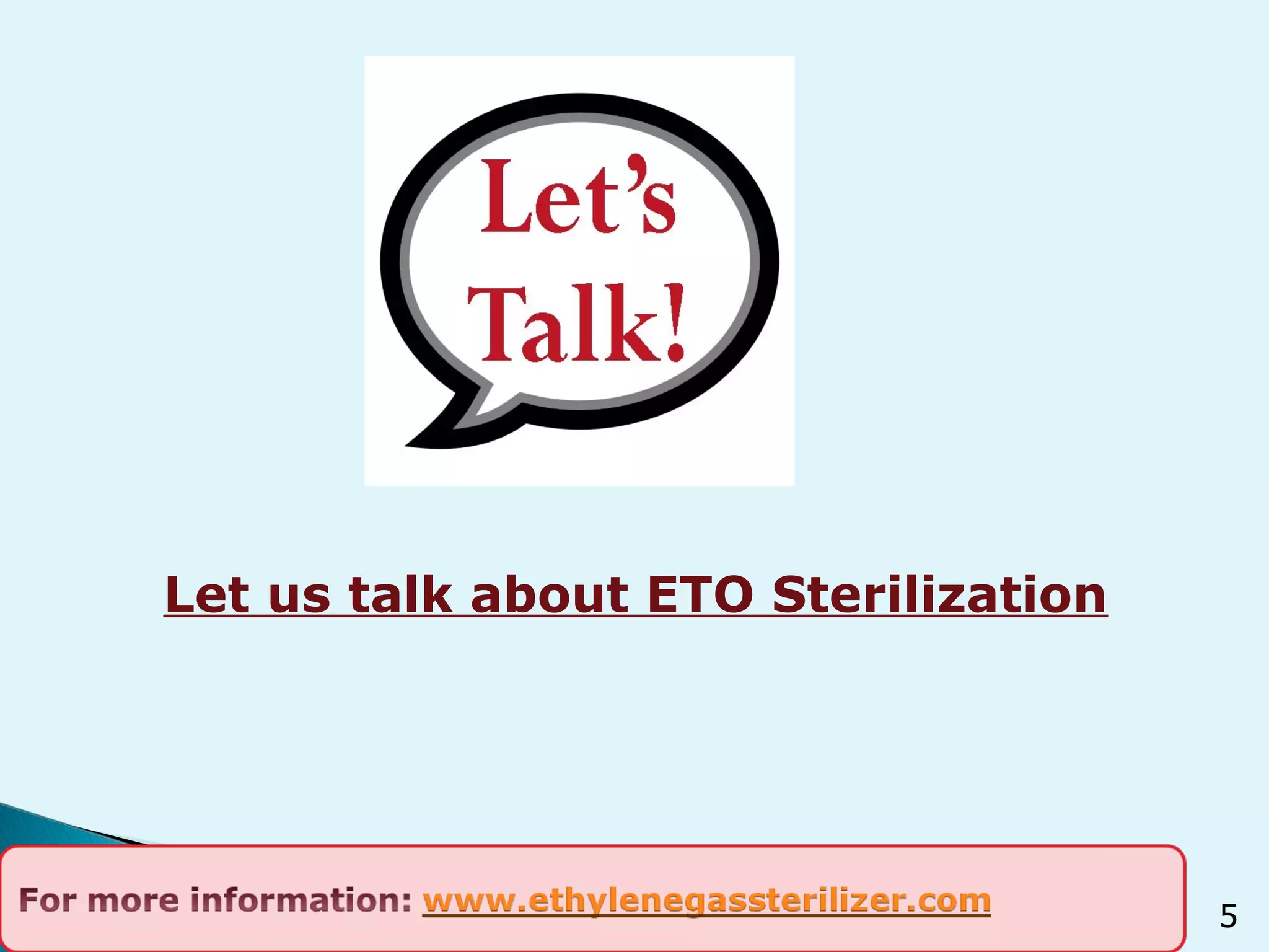 ETO Sterilizer And Sterilization process | PPT
