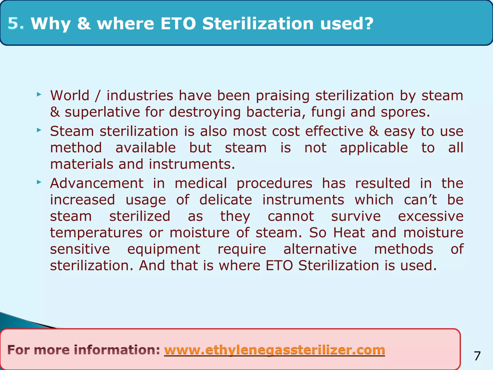 ETO Sterilizer And Sterilization process | PPT