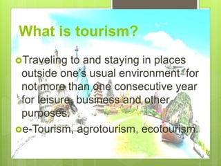 Etourism | PPTX