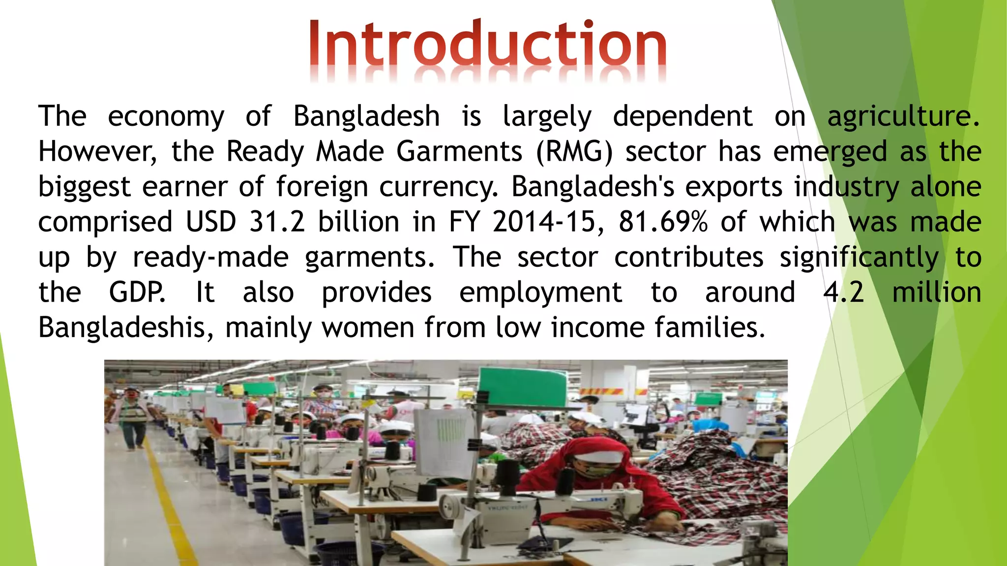 RMG Sector in Bangladesh | PPTX