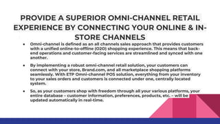 ETP OMNI-CHANNEL POS SOFTWARE | PPTX