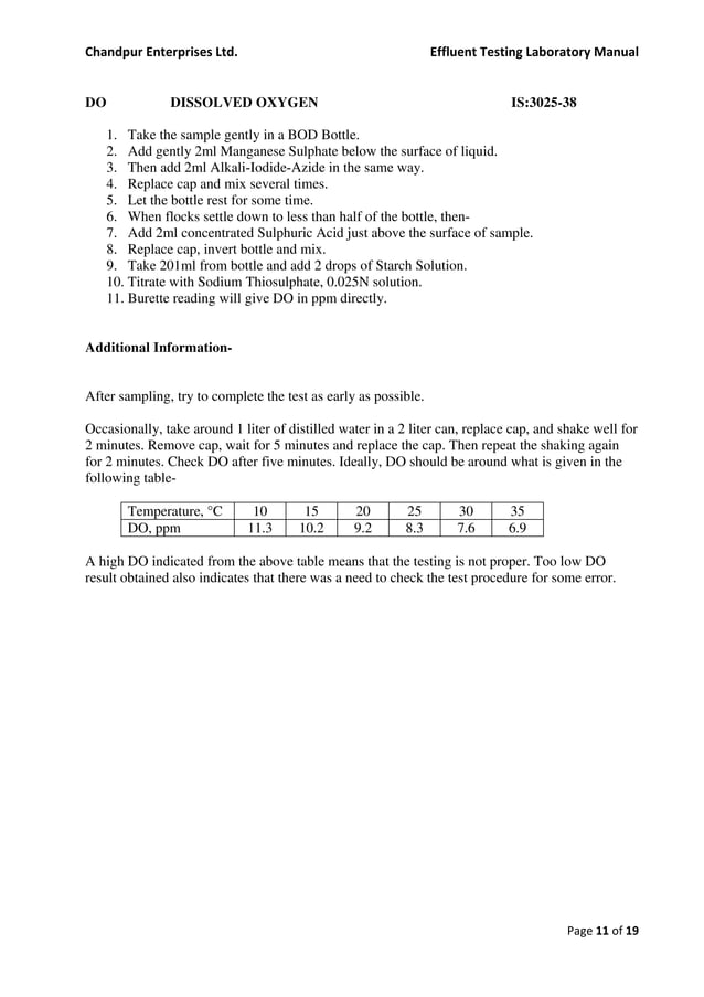 ETP LAB Manual | PDF | Chemistry | Science