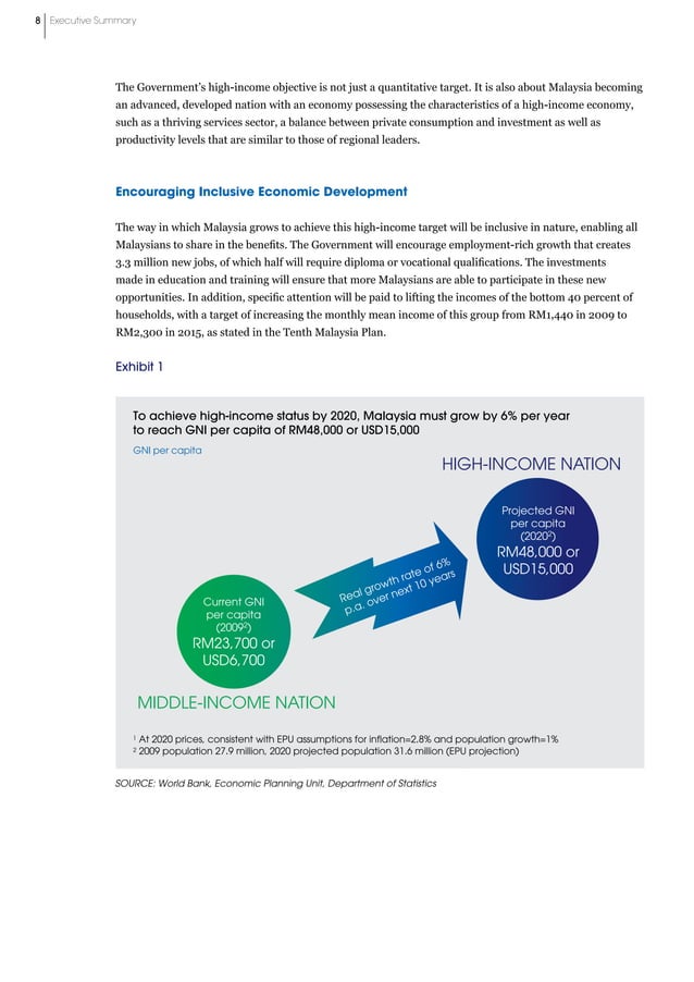 Economic Transformation Plan Executive Summary_booklet | PDF
