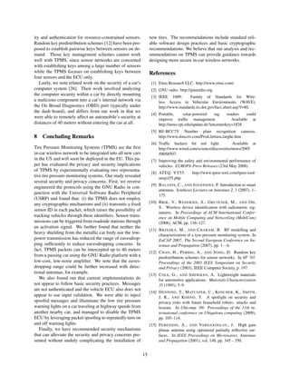 E-TPMS Security and Privacy Vulnerabilities | PDF