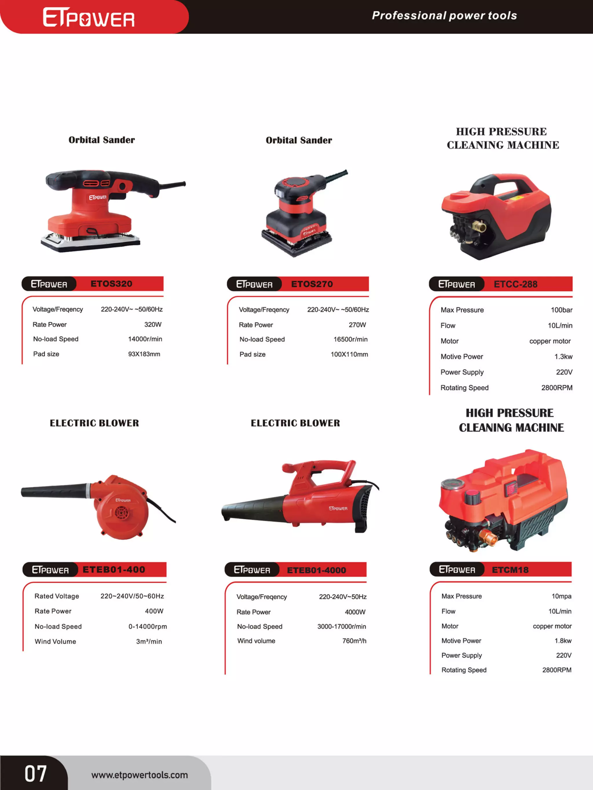 ETPower tools catalog | PDF