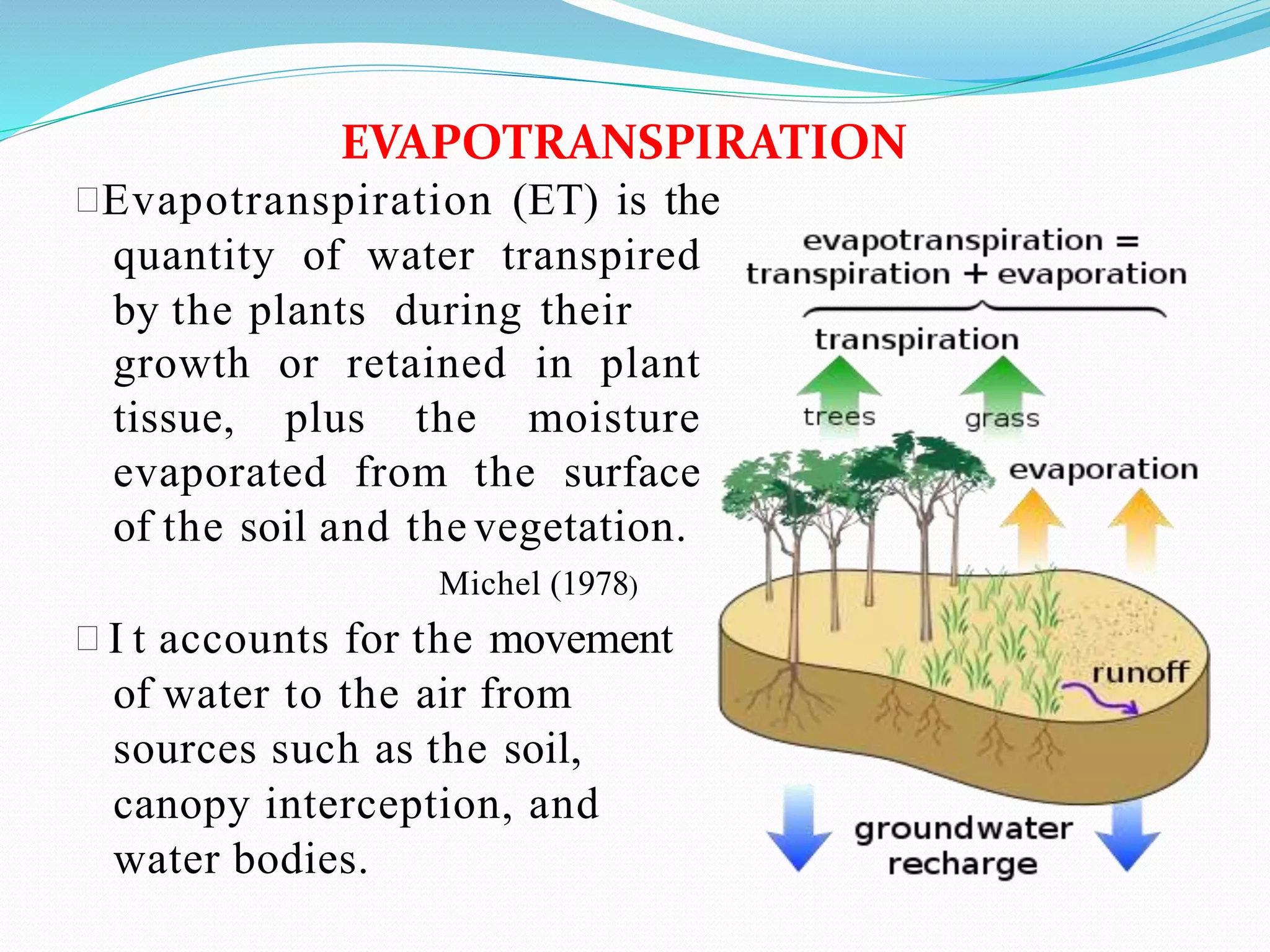 COMPARISON OF DIFFERENT METHODS OF ESTIMATING POTENTIAL ...