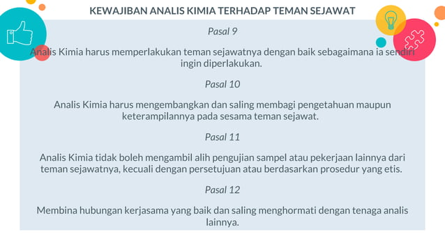 Etika Profesi Analis Kimia | PPTX