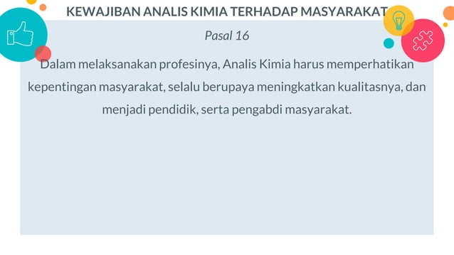 Etika Profesi Analis Kimia | PPTX