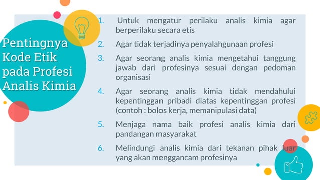 Etika Profesi Analis Kimia | PPTX