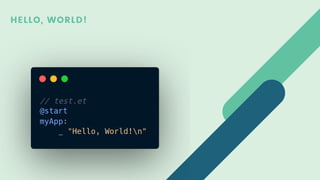 Max Base: ET Programming Language | PDF | Programming Languages | Computing