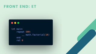 Max Base: ET Programming Language | PDF | Programming Languages | Computing