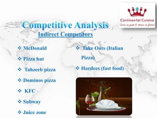 Waheed Restaurant business plan | PPTX