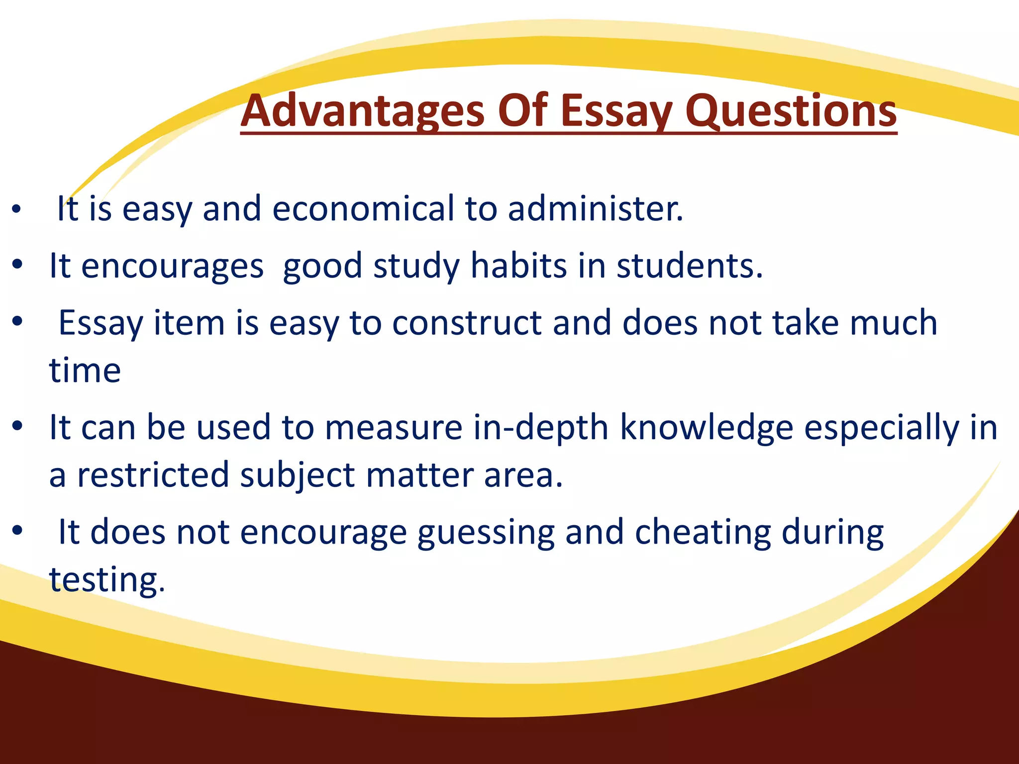 essat type question | PPTX