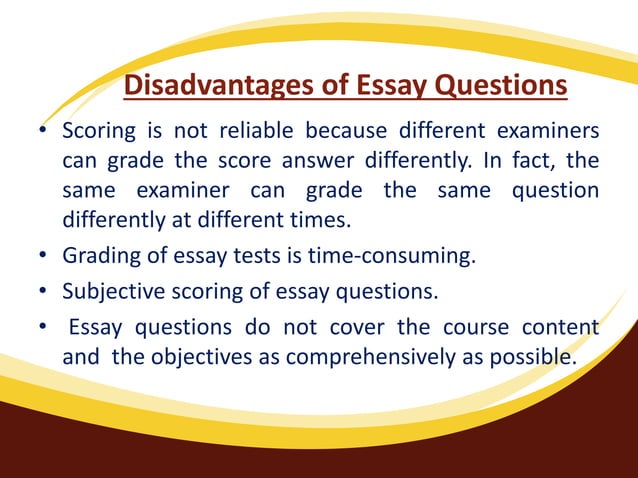 essat type question | PPTX
