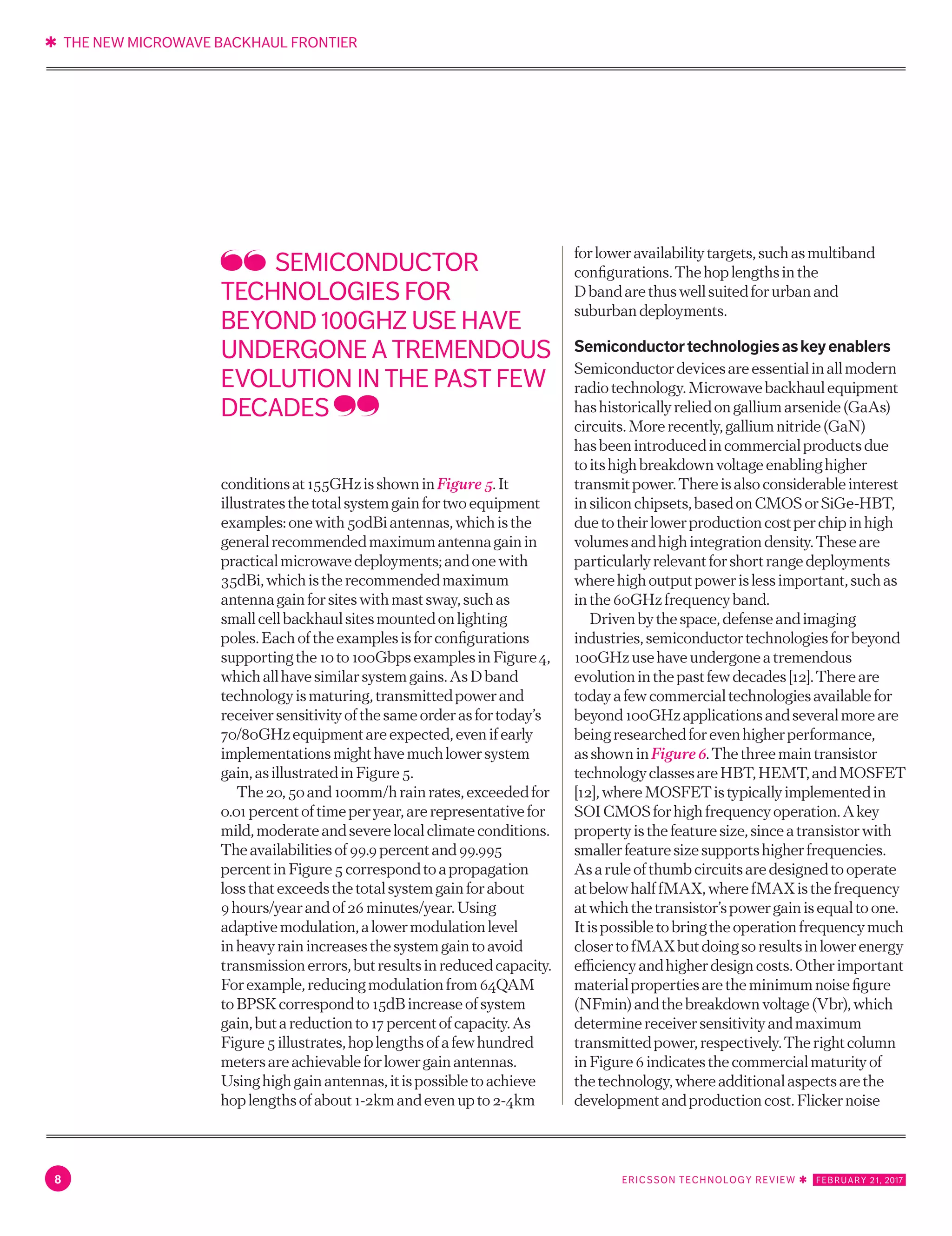 Ericsson Technology Review: Microwave backhaul evolution – reaching ...