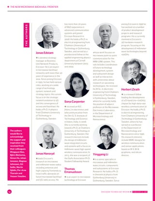 Ericsson Technology Review: Microwave backhaul evolution – reaching ...