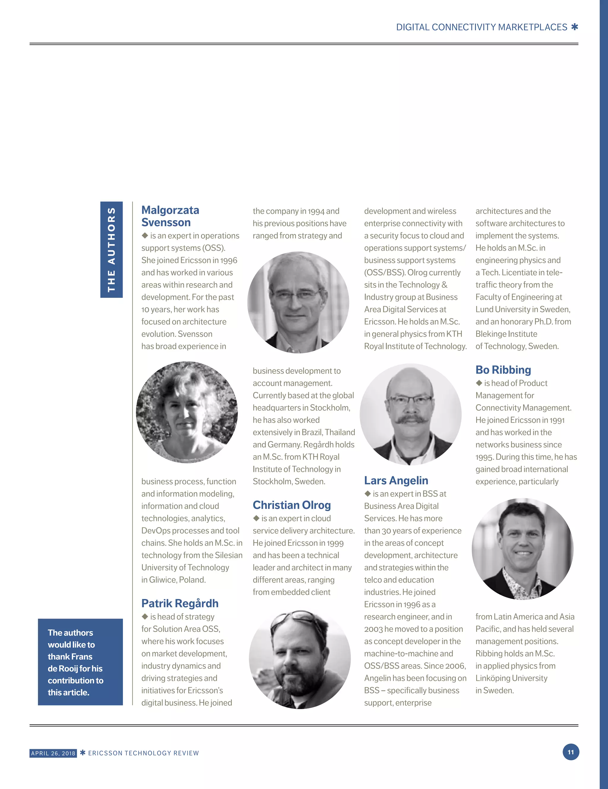 Ericsson Technology Review: Digital connectivity marketplaces to enrich ...