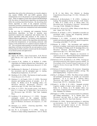 Identifying Fixations and Saccades in Eye-Tracking Protocols | PDF | Artificial Intelligence ...