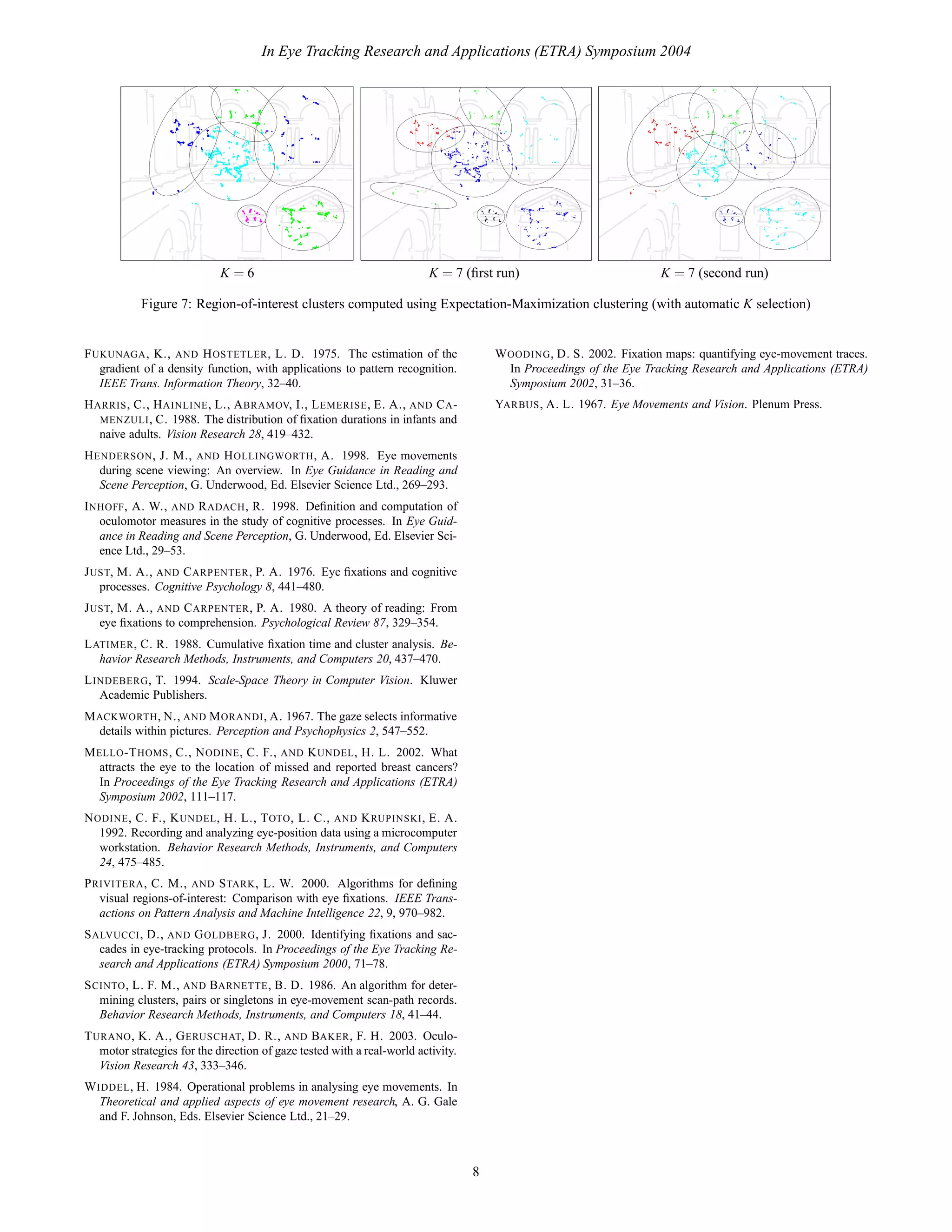 Robust Clustering of Eye Movement Recordings for Quanti | PDF
