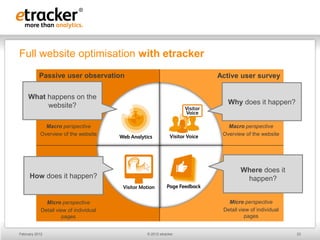 Content Management & Web Analytics Theatre; The great web form ...