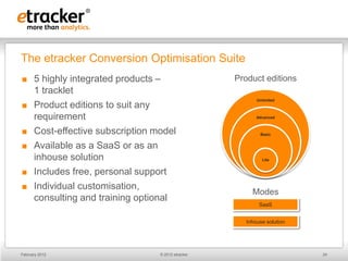 Content Management & Web Analytics Theatre; The great web form challenge: how mouse tracking can ...