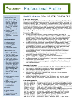 David W. Graham, CEO, Energy Technology Risk Advisors, LLC | PDF ...