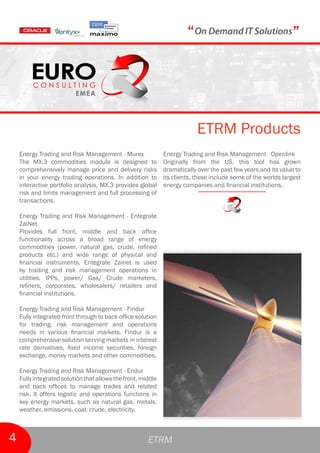 Etrm | PDF