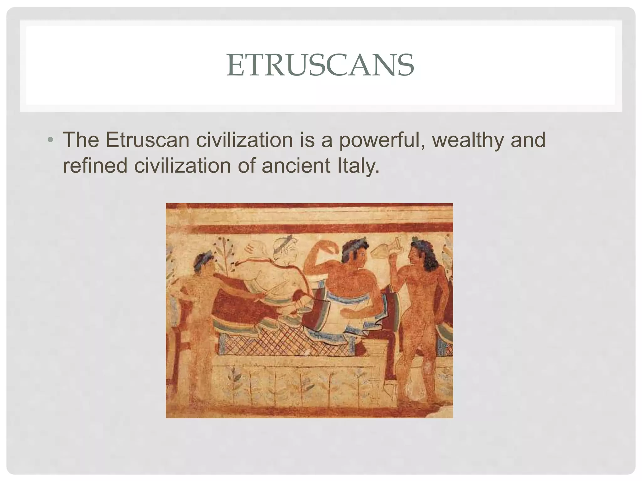 HISTORY: Etruscan Architecture 1.0 | PPTX