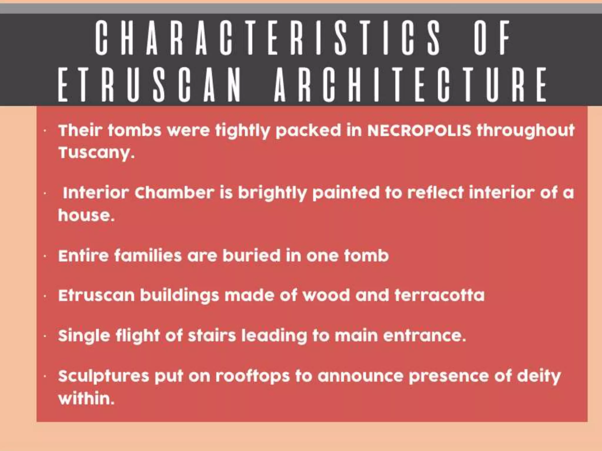 HISTORY: Etruscan Architecture 2.0 | PPTX