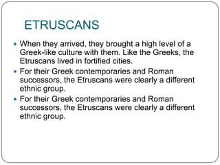 Etruscan Arts | PPT